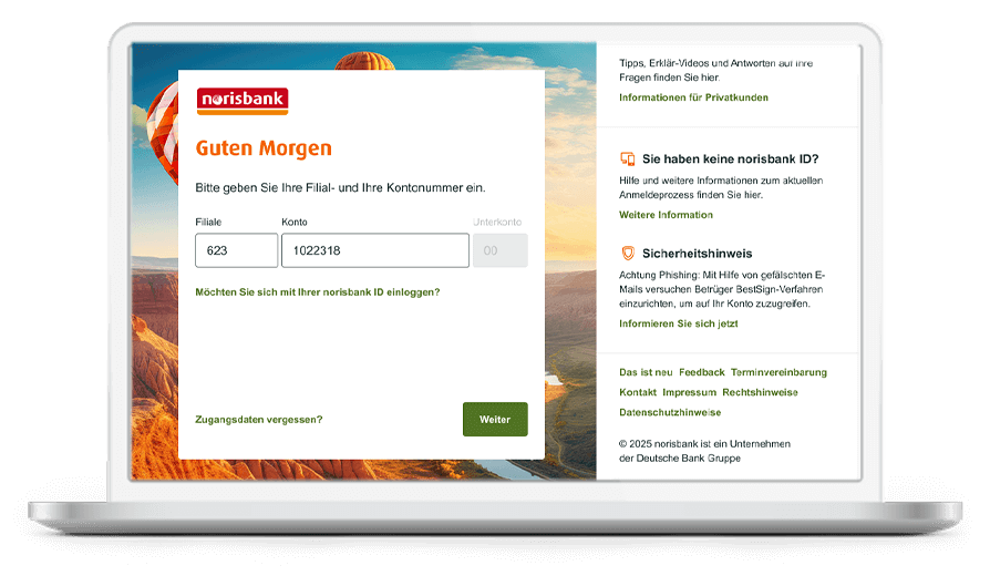 Neues Online-Banking | norisbank